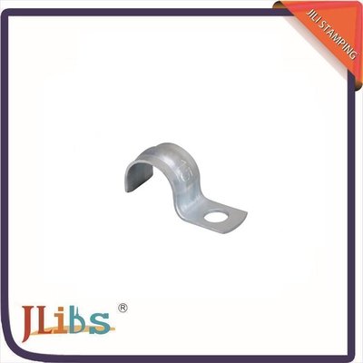 Iron Sheet Water Pipe Saddle Clamp , Gas Pipe Clamp F Type 1.2MM Thickness