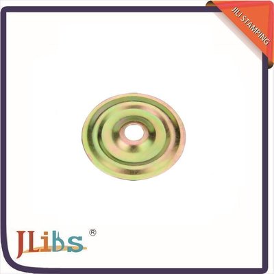 Flat Wahser Pipe Clamp Parts Spacer Shape White / Yellow Color Corrosion Resistance