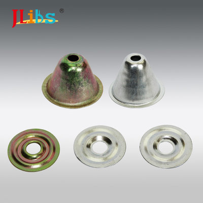 Flat Wahser Pipe Clamp Parts Spacer Shape White / Yellow Color Corrosion Resistance