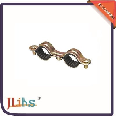 Woodworking Inner Rubber Hanging Pipe Clamps Galvanized For Fastening