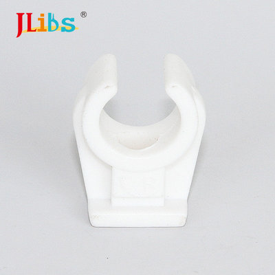 Professional Durable Single Ring Plastic Pipe Clamps , PVC Pipe Saddle Clamps