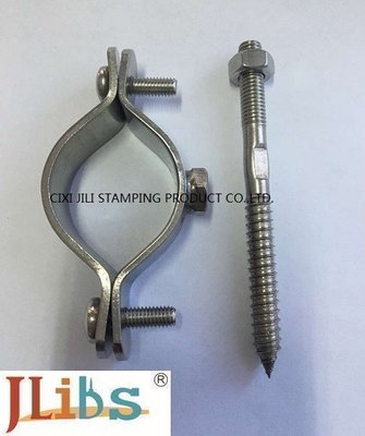 20mm 30mm Width Wall Mount Pipe Clamp With Nut Tapping Screw Nylon Plug