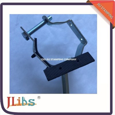 Bracket R588 Galvanized Pipe Clamps Double Range With EPDM Rubber Two Two Pack