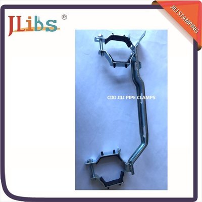 Iron Sheet Hanging Pipe Clamps , Pipe Fastener Bracket For R588 Suporte Metalico