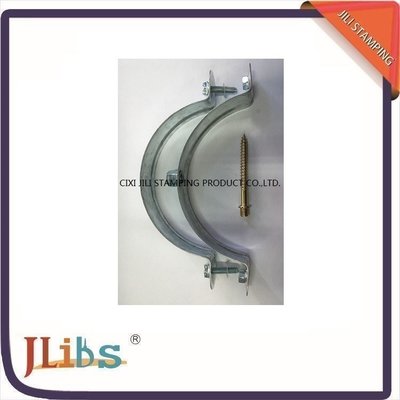 Professional M8 Galvanized Pipe Clamps With Multicolor Pleated