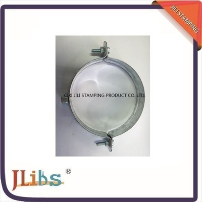 Galvanized Pipe Clamps M7 / M8 Lighter Pipe Clamps Without Coating