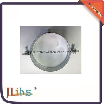 Galvanized Pipe Clamps M7 / M8 Lighter Pipe Clamps Without Coating