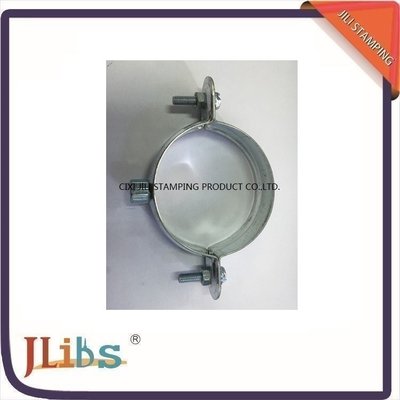 Galvanized Stee M7 / M8 Pipe Clamp Fittings , Thinckness 0.7-1.2mm