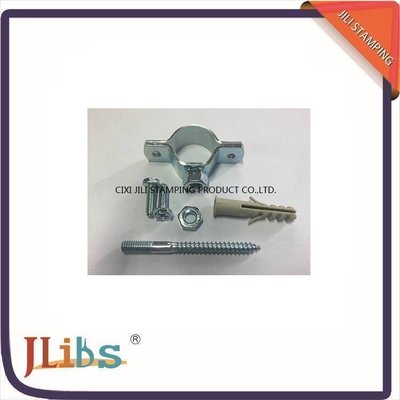 CNC Lathes Grinding / Milling Steel Pipe Clamps  Fitting With Blacking Polishing