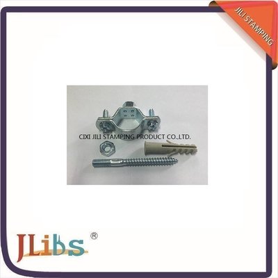 Welding Galvanised Steel Pipe Clamp Fittings  With Nut Screw round pipe clamps