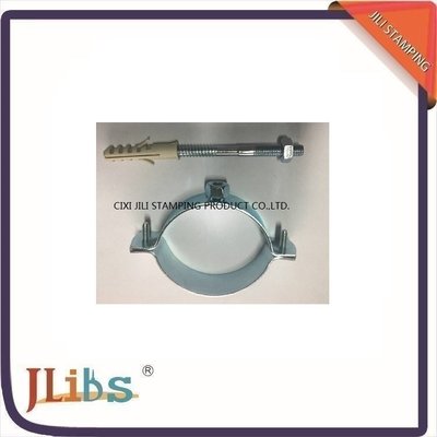 1/2“ 3/4“ 1” Carbon Steel Hanging Pipe Clamps With Plastic Anchor