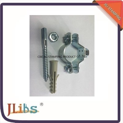 1/2“ 3/4“ 1” Carbon Steel Hanging Pipe Clamps With Plastic Anchor
