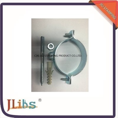 Zinc Galvanized M8 M10 Nut Pipe Hanging Brackets With Nut Screw