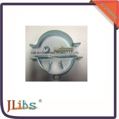 Carbon Steel Welding Hanging Pipe Clamps With Nut Screw , Width 20mm