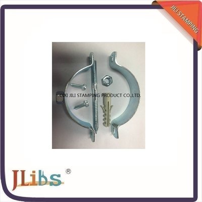 Carbon Steel Welding Hanging Pipe Clamps With Nut Screw , Width 20mm