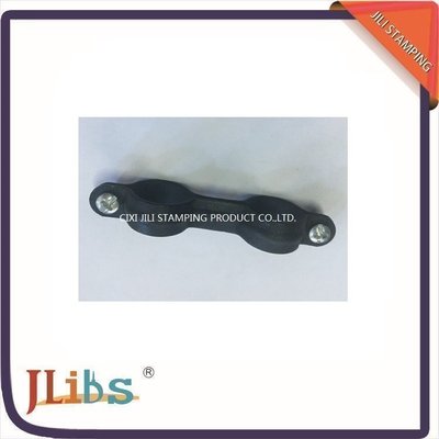 Single / Double Pipe Clamps M6 Black Coating Galvanized Pipe Clamps