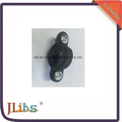 Single / Double Pipe Clamps M6 Black Coating Galvanized Pipe Clamps