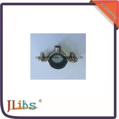 Carbon Steel Galvanized Pipe Clamps Single M7 Withinner Rubber Both Closed
