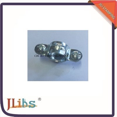 Single Pipe Clamps M7 Without Rubber White Zinc Galvanize Metal Tube Clamps