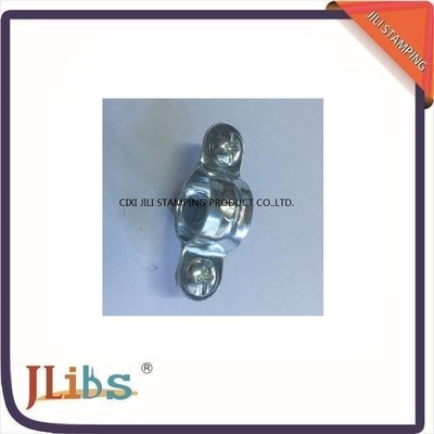 Single Pipe Clamps M7 Without Rubber White Zinc Galvanize Metal Tube Clamps