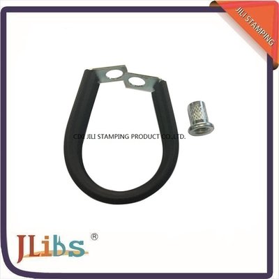 Iso Zn - Plating Epdm Rubber 5 Inch Pipe Hanger Clamp With M8 Or M10 Nut