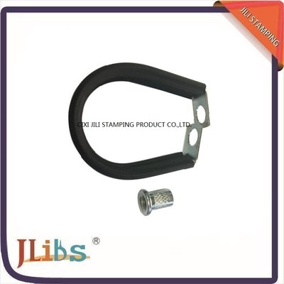 Carbon Steel Hanging Pipe Clamps / Pipe Hanging Brackets With Epdm Rubber