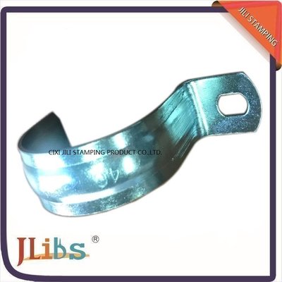 Zinc Galvanized Metal Pipe Clips / Carbon Steel Metal Tube Clamps G Clamp Structure