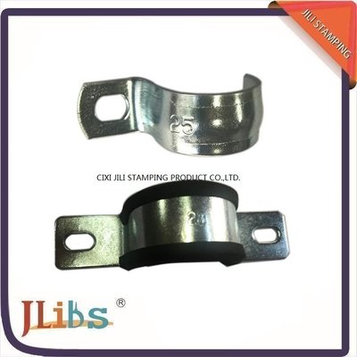 Zinc Galvanized Metal Pipe Clips / Carbon Steel Metal Tube Clamps G Clamp Structure