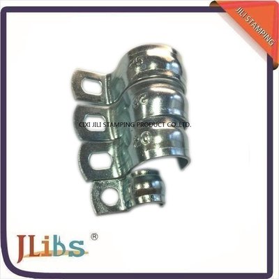 Zinc Galvanized Metal Pipe Clips / Carbon Steel Metal Tube Clamps G Clamp Structure