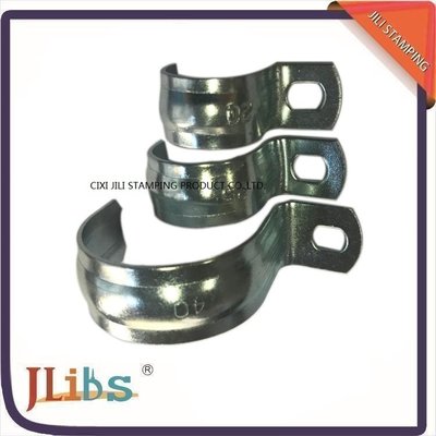 F Type Fixed Drive Stamping Metal Cable Clamps 6mm to 60mm Metric System
