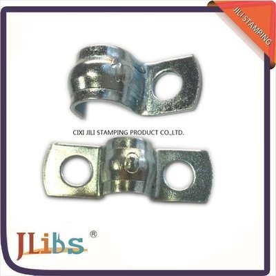 Customed Iron Steel F Type Metal Pipe Clamp Zinc Plated Surface Treatment