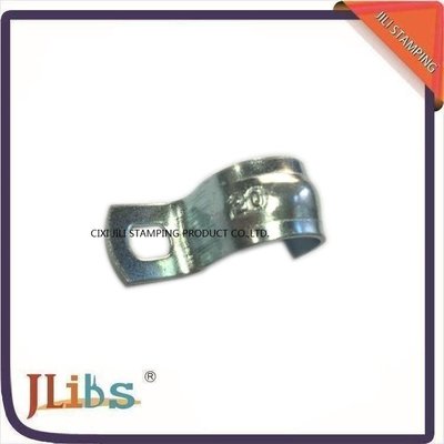 Customed Iron Steel F Type Metal Pipe Clamp Zinc Plated Surface Treatment