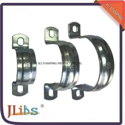 Zinc Galvanized Quick Release Tube Clamp , Hydraulic Vertical Metal Pipe Brackets