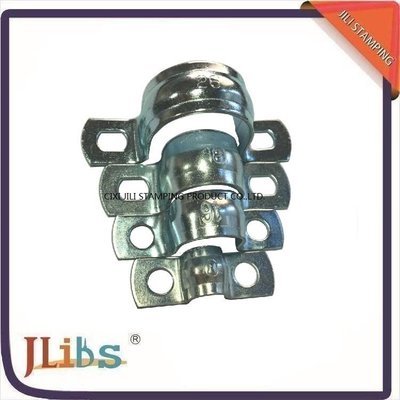 U Type 2320 Galvanized Pipe Clamp Quick Release Without Rubber , 1.2mm Thickness