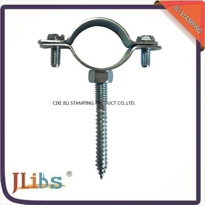 Carbon Steel Clamp For Pipe , 1.3mm-1.5mm Thickness Pipe Support Clamps