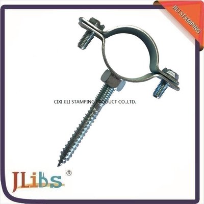 Carbon Steel Clamp For Pipe , 1.3mm-1.5mm Thickness Pipe Support Clamps