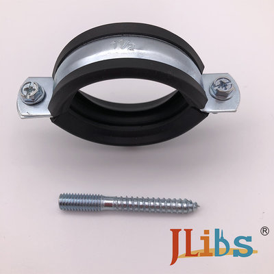 1/2" - 8" Zinc Plated Steel Pipe Clamp Fittings With M8 + M10 Nut