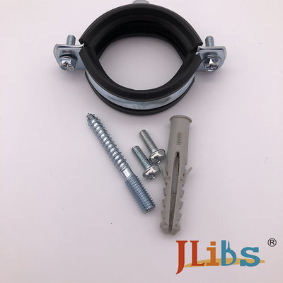 Bone Surface Gas Pipe Clamp 4.0mm Thick Rubber High Temperature Resistance