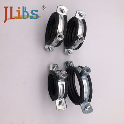 Bone Surface Gas Pipe Clamp 4.0mm Thick Rubber High Temperature Resistance