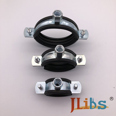 Standard Gas Pipe Clamp Carbon Steel 18mm - 315mm With M8+10 Welding Nut