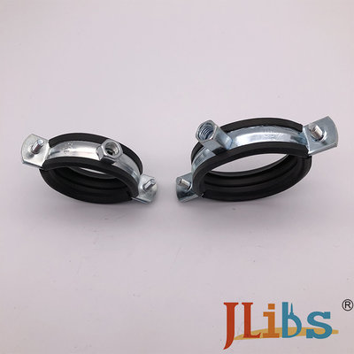 Half Saddle Iron Steel Zinc Plated Galvanized Pipe Clamps 18mm - 200mm