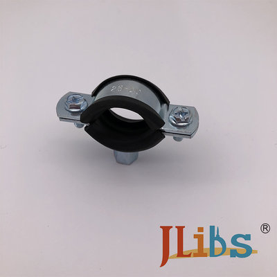 Carbon Steel Galvanised Pipe Brackets Welding Type With M8 Nut
