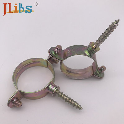 M6 Superfines Galvanized Iron Pipe Clamps With Multicolor Pleated