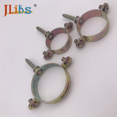 Zinc Galvanized Single M6 Pipe Clamp Fittings Without Rubber