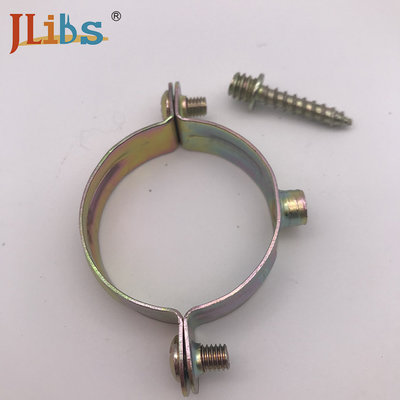 Zinc Galvanized Single M6 Pipe Clamp Fittings Without Rubber