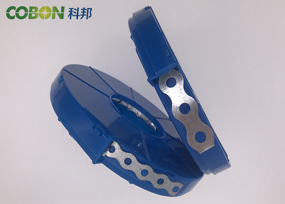 Single Side Bracket Metal Fixing Band With Holes Galvanized Plate