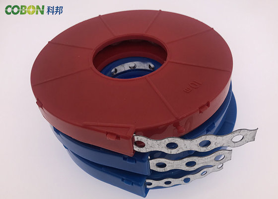 Professional Perforated Metal Fixing Band For Hanging Pipes , All Round Fixing Band