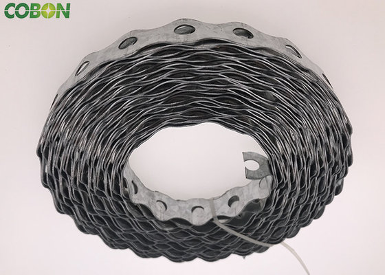Powder Painting Perforated Metal Strip For Construction / Hanging Ductwork