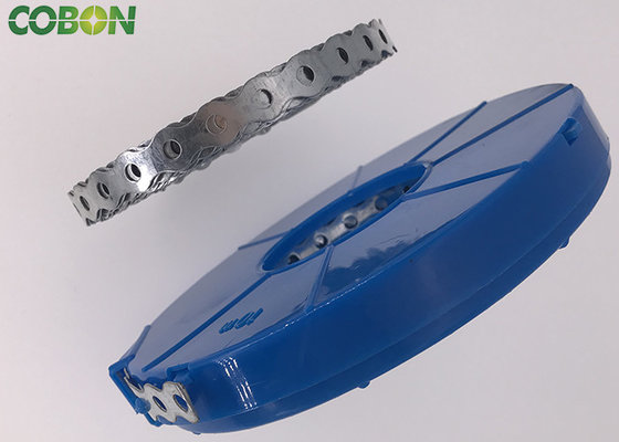 Powder Painting Perforated Metal Strip For Construction / Hanging Ductwork