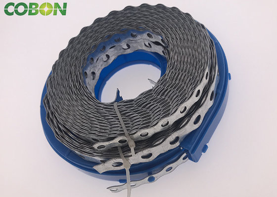 Perforated Steel Metal Fixing Band 10 Meter Straight Flange Banding ISO9001 Certification